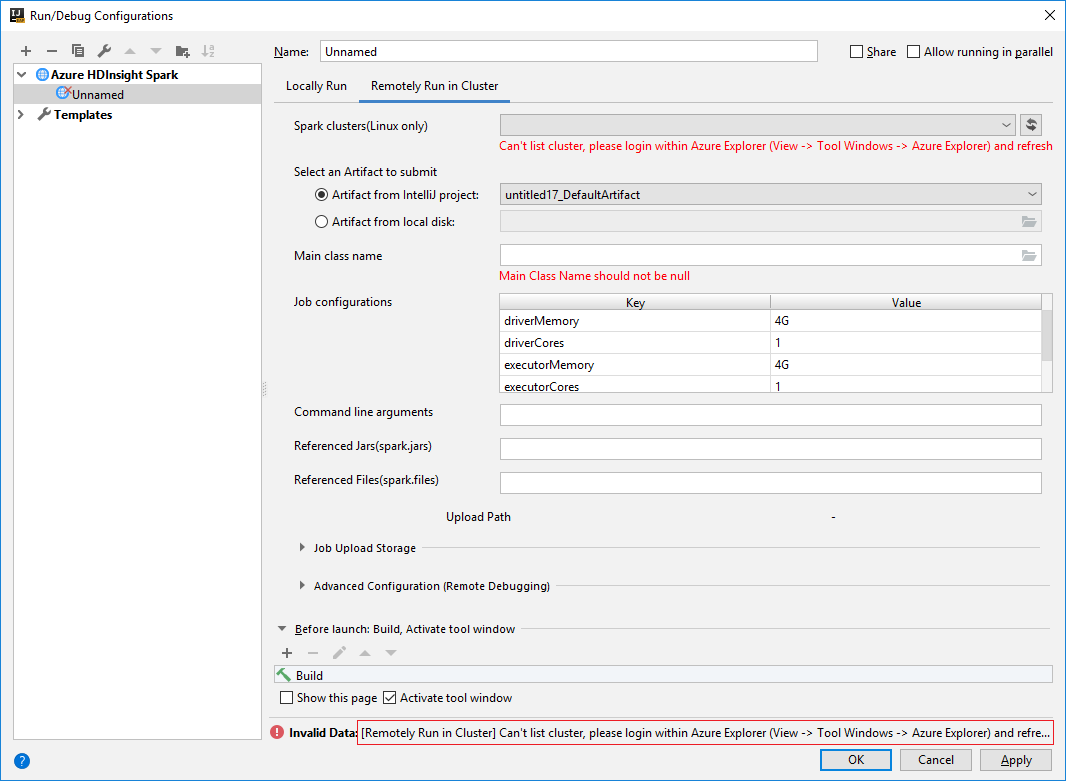 Intellij Long Prompt Info At The Bottom Line Is Hard To Browse On Configuration Dialog