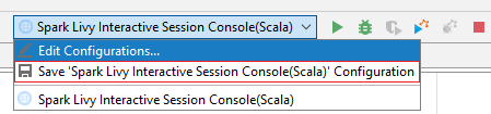[IntelliJ] Save configuration item displayed again when launching console again. · Issue #2332 ...