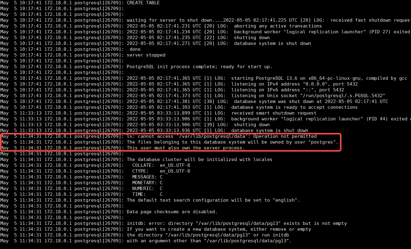 安装启动成功后，重启主机，再重启harbor，harbor-db无法正常启动 · Issue #16713 · goharbor/harbor · GitHub