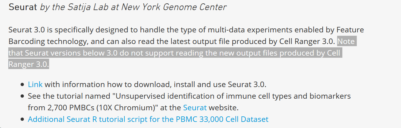 Seurat object can't be imported into monocle:the object type you want ...