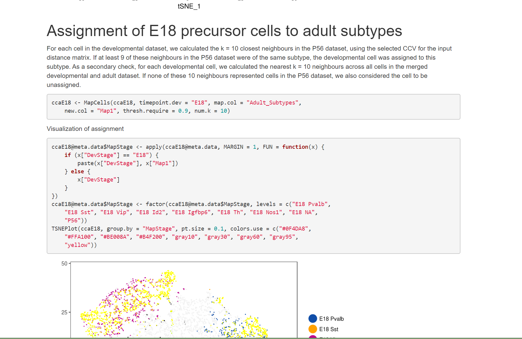 How I can assignment of precursor cells to adult subtypes after integrating both datasets in ...