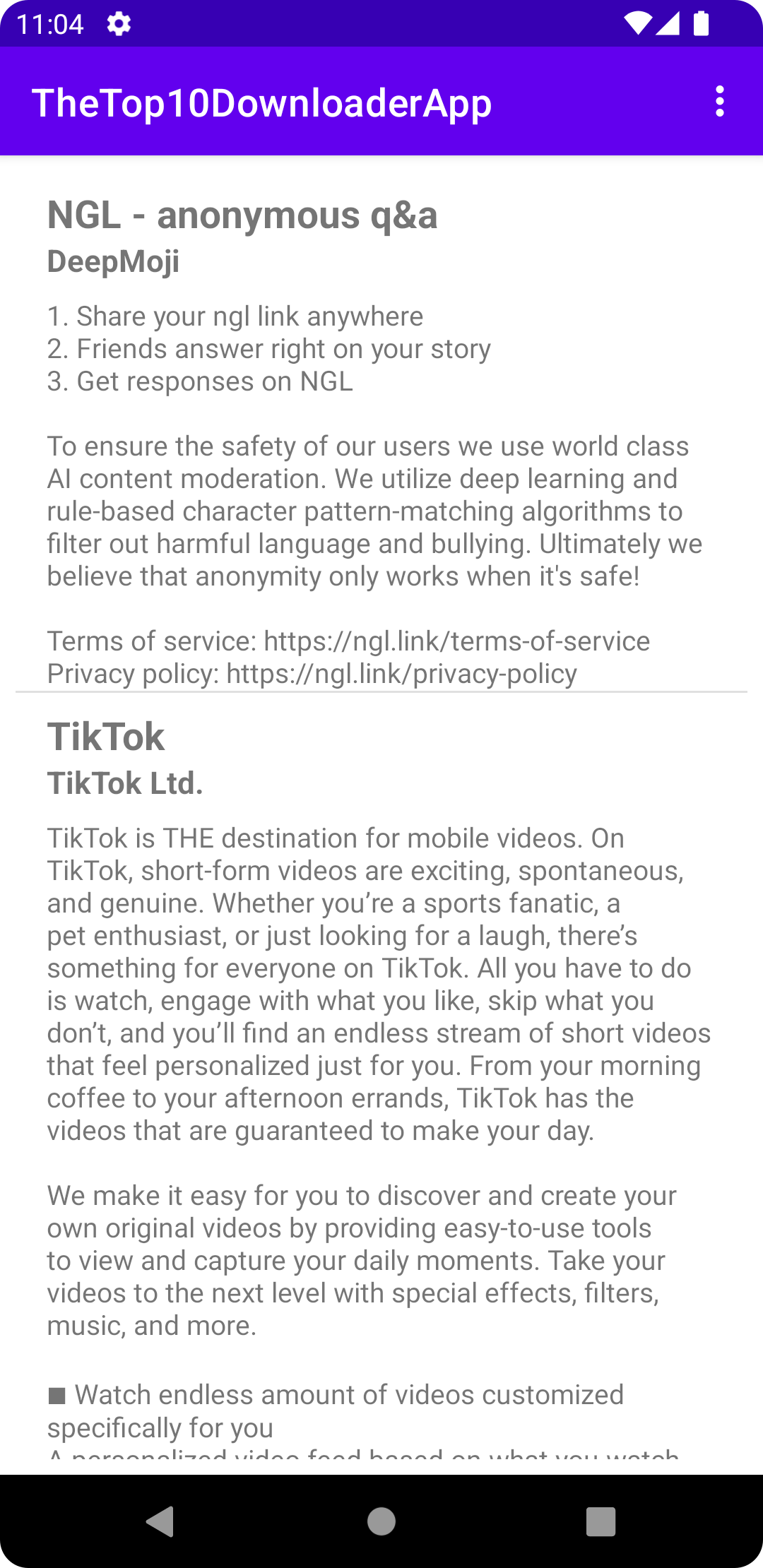 GitHub - bariskarapinar/TheTop10DownloaderApp: The Top 10 Downloader App