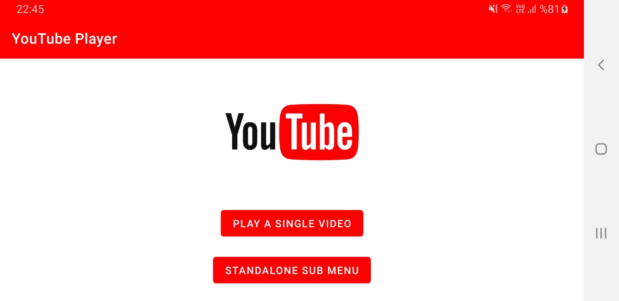 GitHub - bariskarapinar/YouTubePlayer: Android YouTube Browser App