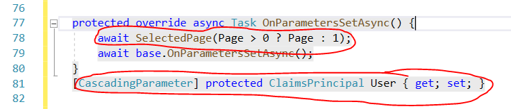 Exception Onparameterssetasync With Cascadingparameter · Issue 35696 · Dotnetaspnetcore · Github