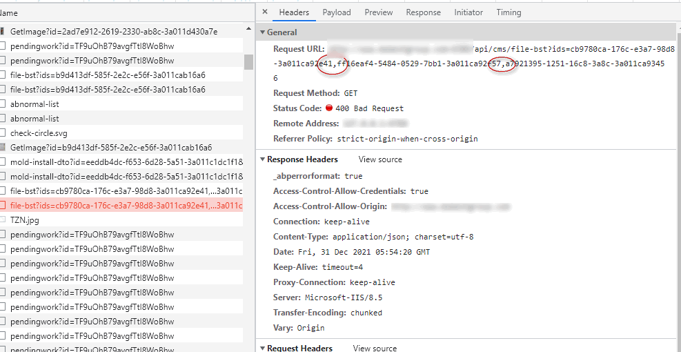 An ERR " http status 400" occurred after upgraded to 5.0 · Issue #11146 · abpframework/abp · GitHub