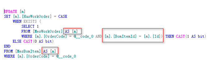 SQL aliases aren't uniquified in ExecuteUpdate setters · Issue #31078 · dotnet/efcore · GitHub