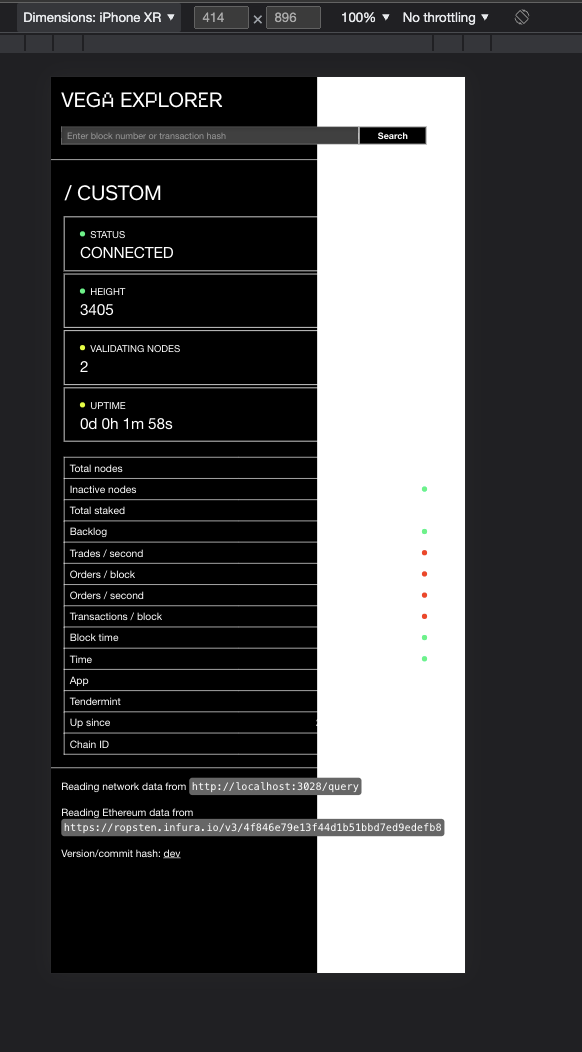 Block Explorer - Responsiveness lost on mobile resolutions · Issue #829 · vegaprotocol/frontend ...