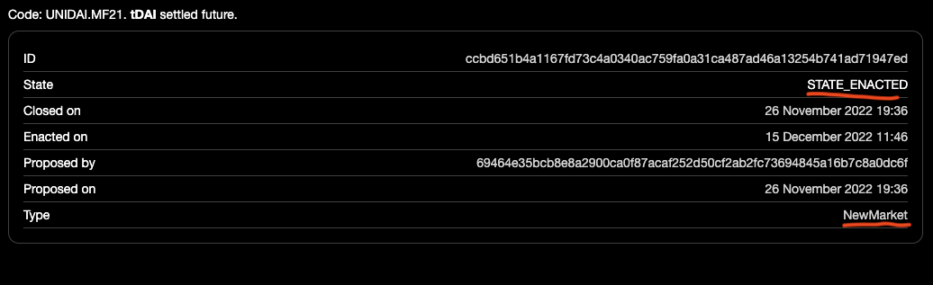 [proposal detail] minor displayed information improvements · Issue #2432 · vegaprotocol/frontend ...