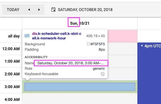 Scheduler incorrect Day/Month Labels on fixed timezone · Issue #1131 · telerik/kendo-react · GitHub