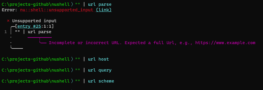 `from url` doesn't seem to work well with absolute URLs · Issue #6854 · nushell/nushell · GitHub