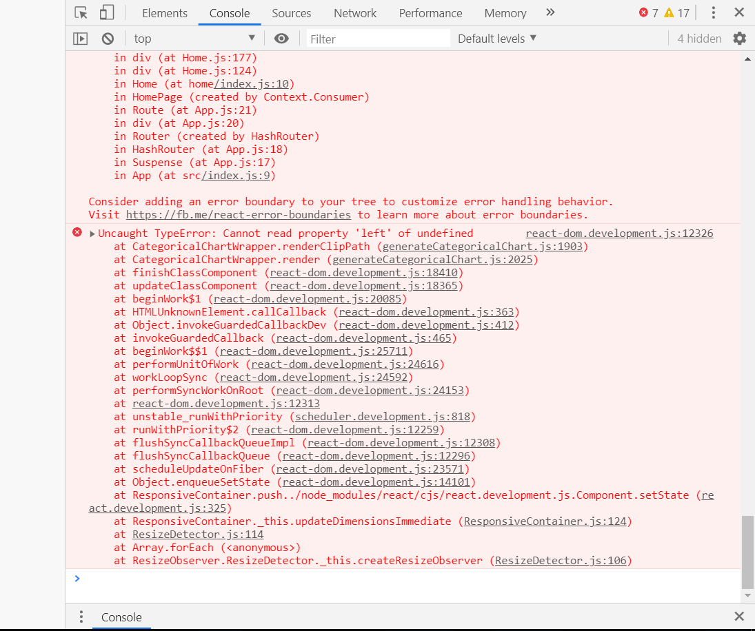 Cannot read property left of undefined · Issue #1909 · recharts/recharts · GitHub