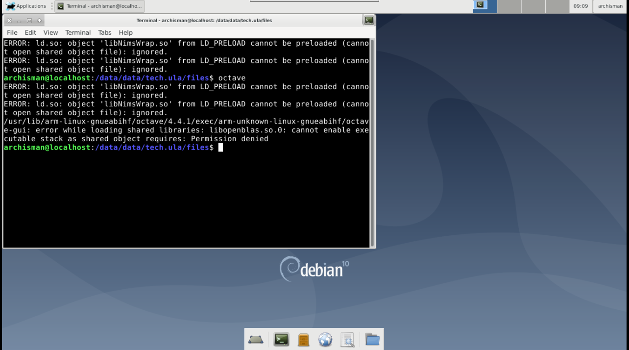 Bug Report Octave Says Error While Loading Shared Libraries · Issue 994 · Cypherpunkarmory
