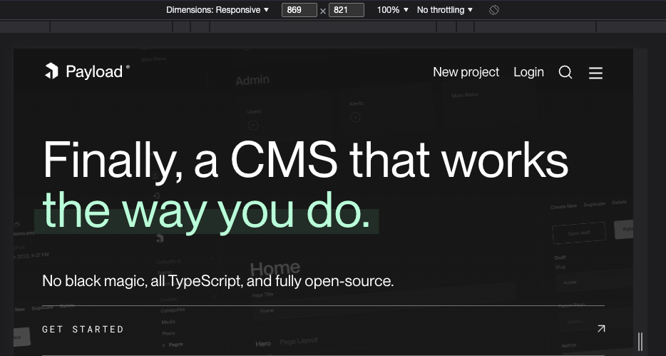 Change Header to MobileNav variant before layout breaks · Issue #117 · payloadcms/website · GitHub