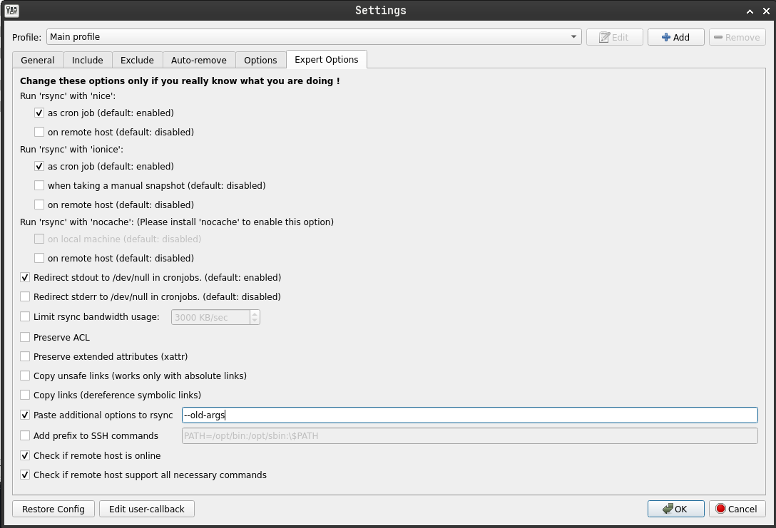 Unable to start backup · Issue #1253 · bit-team/backintime · GitHub