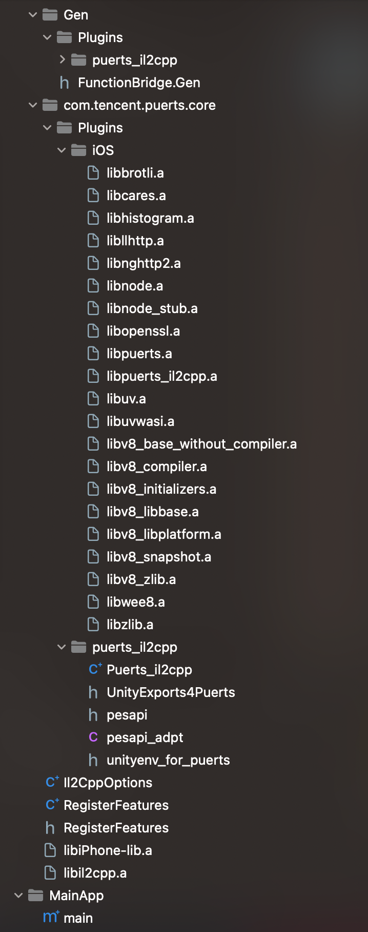 [Unity] Bug: Unity2022下2.0生成的ios项目编译报错 · Issue #1428 · Tencent/puerts · GitHub