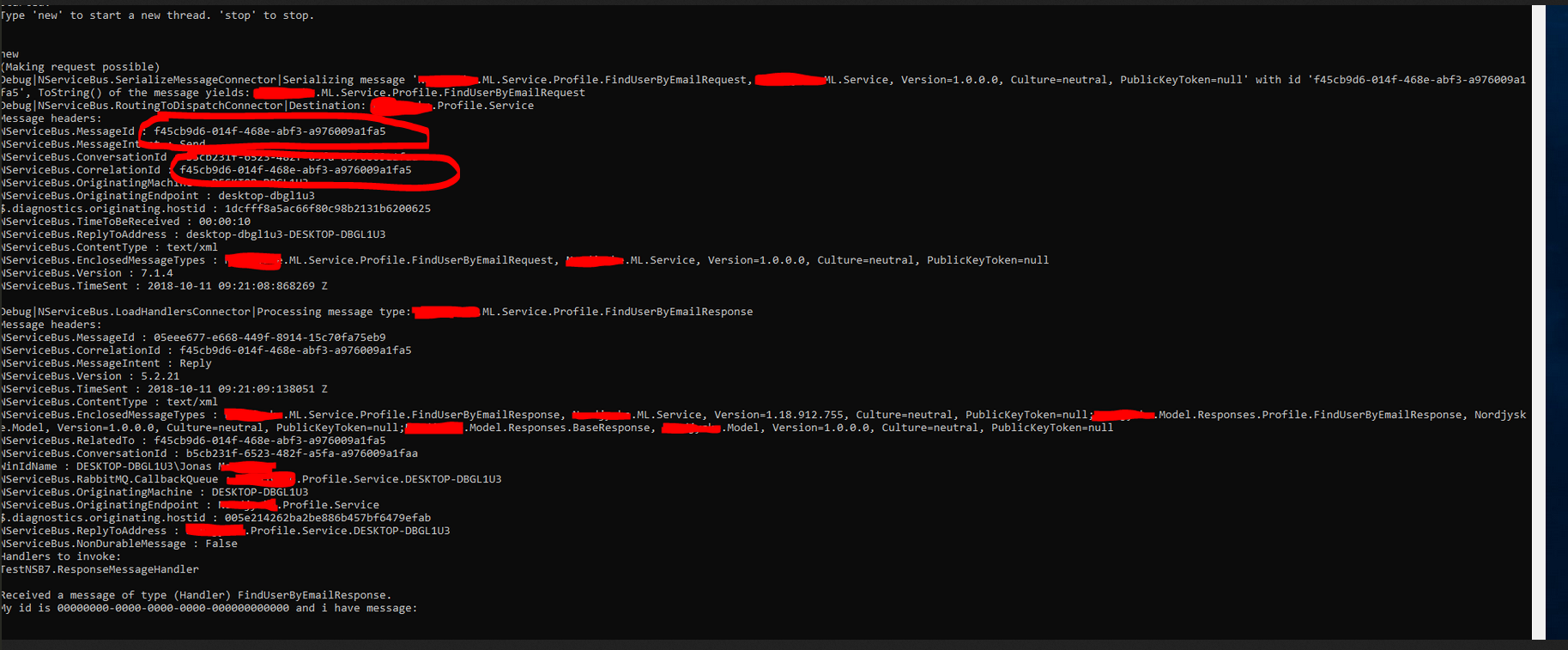 reply message dies at handler (Nothing happens) · Issue #5279 · Particular/NServiceBus · GitHub