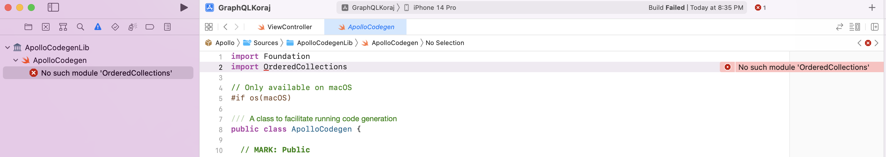 Getting No such module 'OrderedCollections' inside ApolloCodegen class · Issue #2790 ...