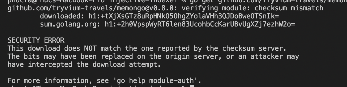 Checksum failed for v0.8.0 · Issue #21 · tryvium-travels/memongo · GitHub