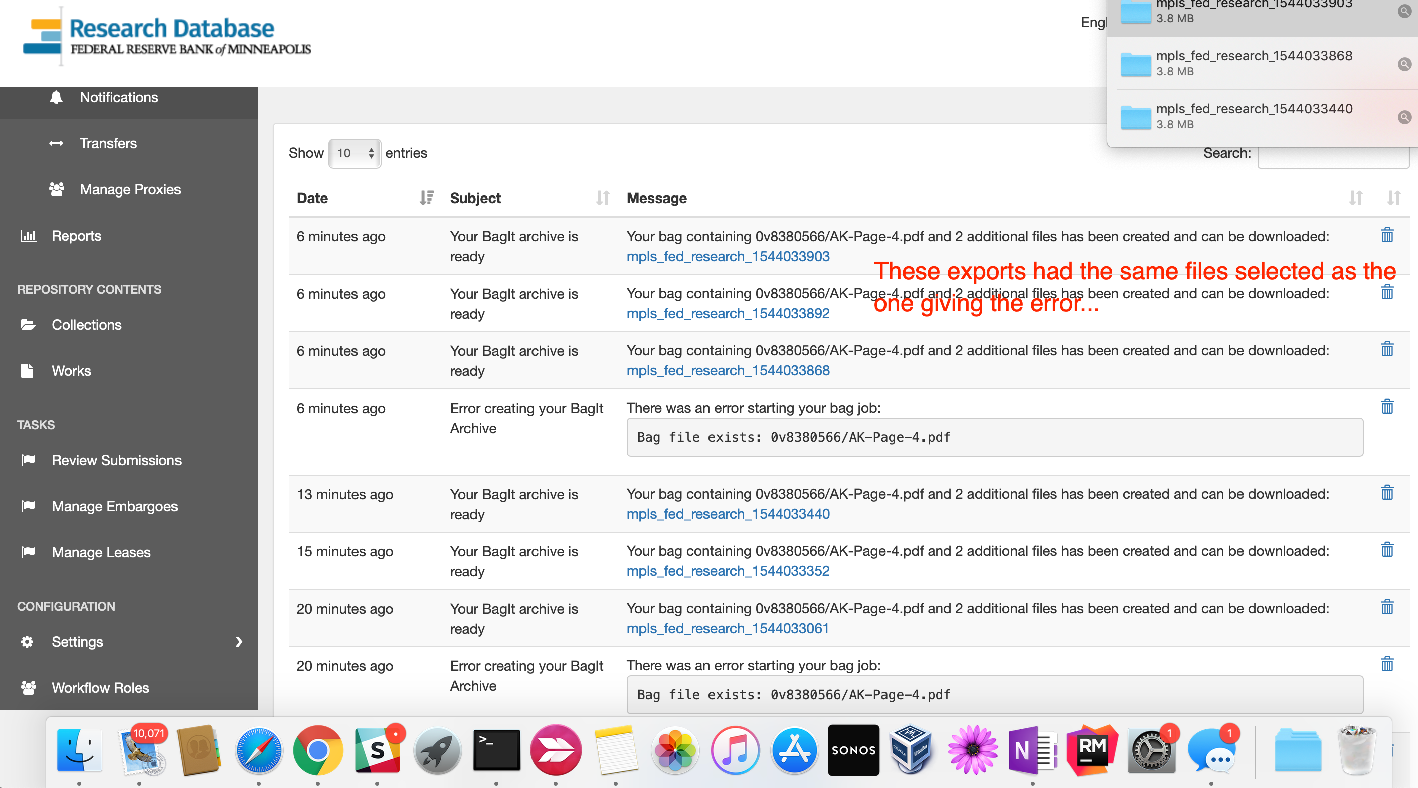 Unexpected export Error · Issue #261 · curationexperts/cypripedium · GitHub