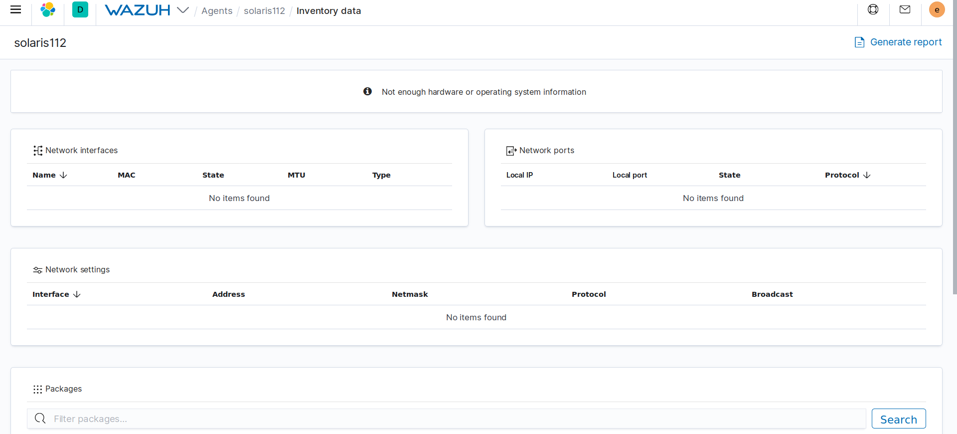 Empty inventory data in Solaris agents · Issue #2484 · wazuh/wazuh ...