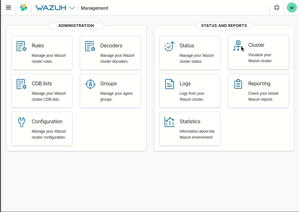 Unprivileged Users Break The Cluster View · Issue 2538 · Wazuhwazuh Dashboard Plugins · Github