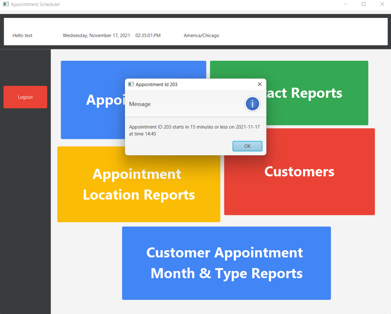 GitHub - Tamiyo22/AppointmentSchedulingApplication: •CRUD based console application in Java and ...