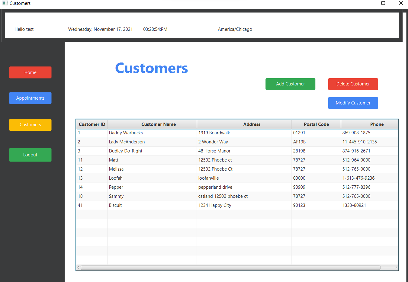 GitHub - Tamiyo22/AppointmentSchedulingApplication: •CRUD based console application in Java and ...