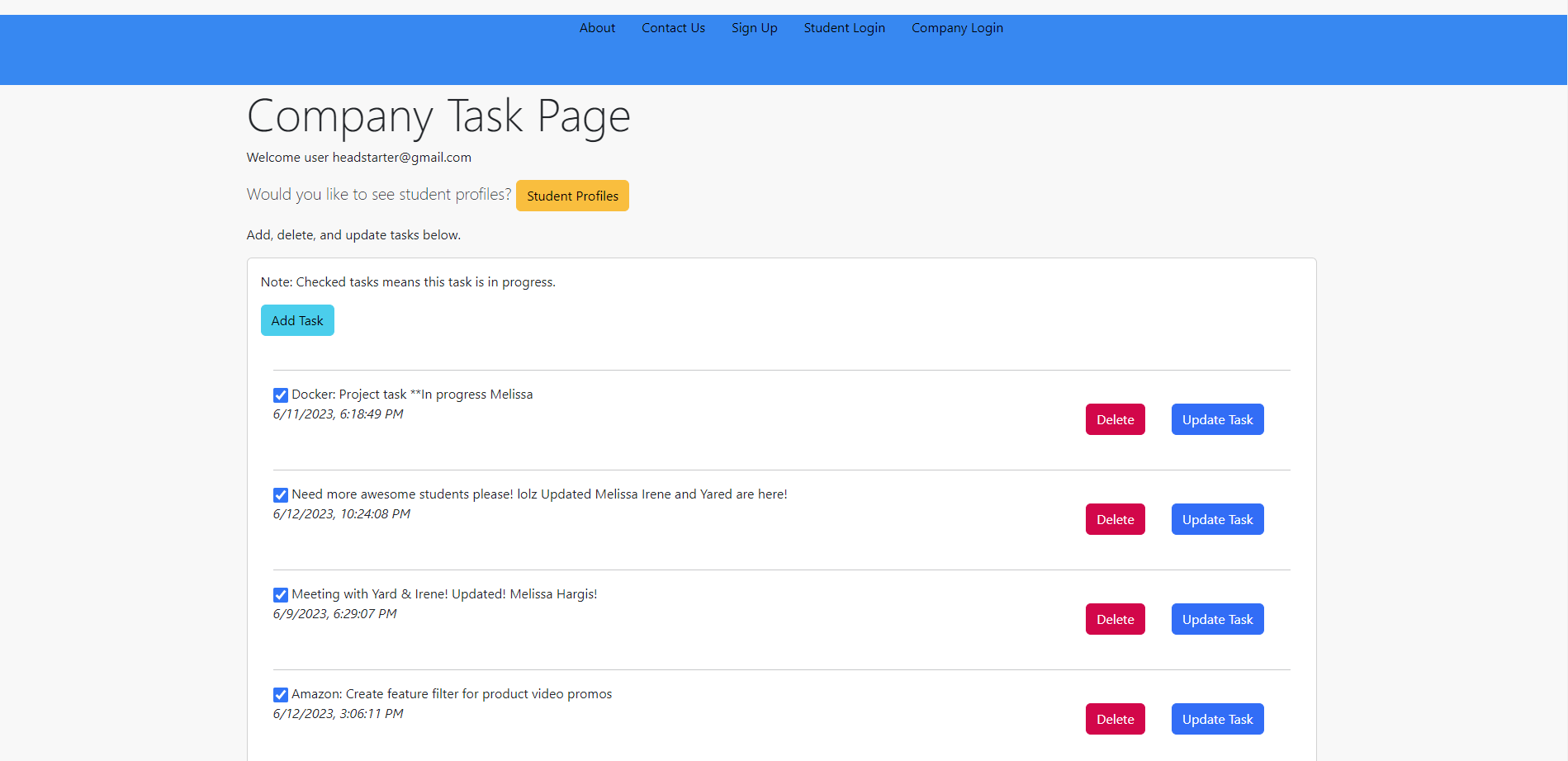 GitHub - Tamiyo22/tech-tasks: Task Manager for companies and students students. Created with ...