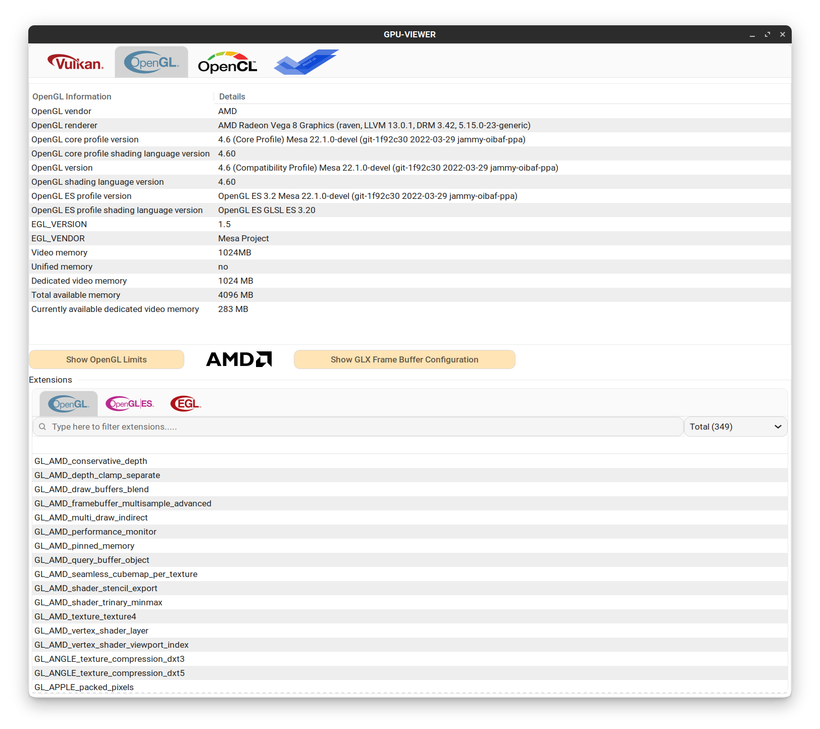 GitHub - arunsivaramanneo/GPU-Viewer: A front-end to glxinfo, vulkaninfo, clinfo and es2_info ...