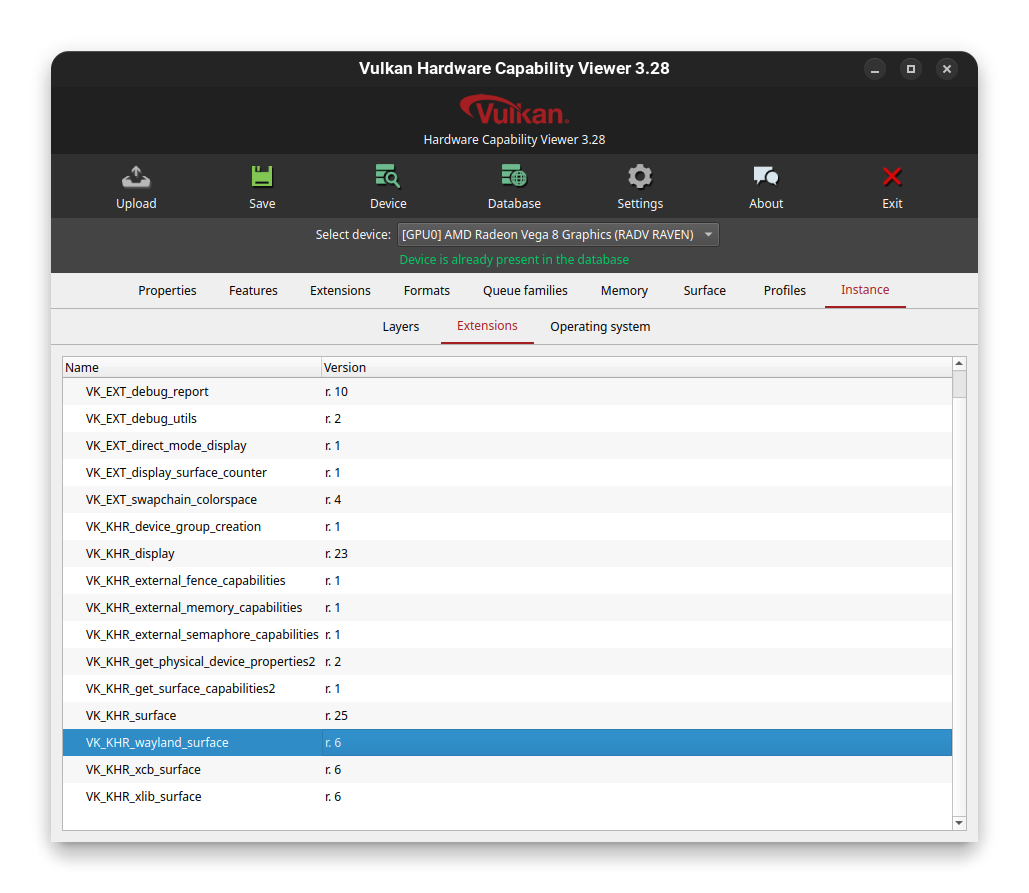 Vulkaninfo doesn't detect VK_KHR_present_id and VK_KHR_present_wait extensions · Issue #757 ...