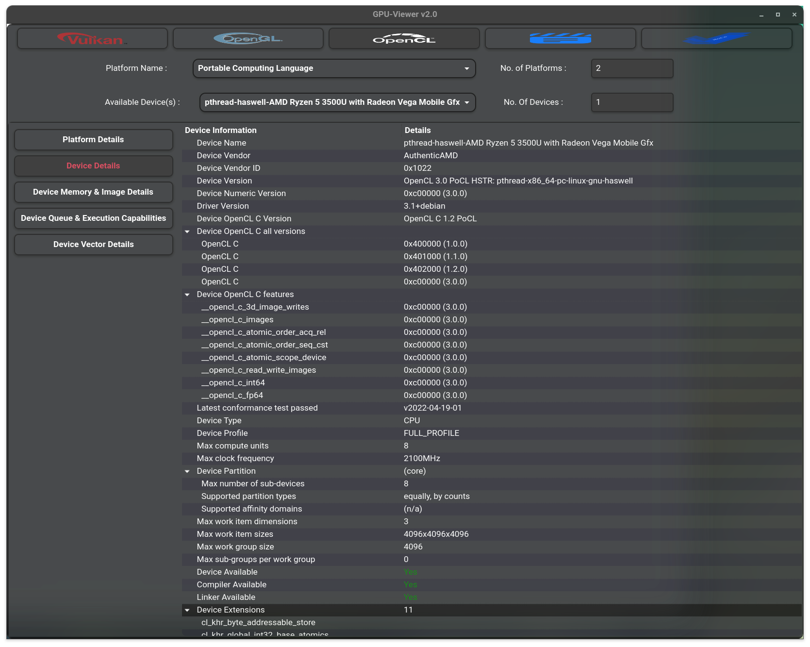 GitHub - arunsivaramanneo/GPU-Viewer: A front-end to glxinfo ...