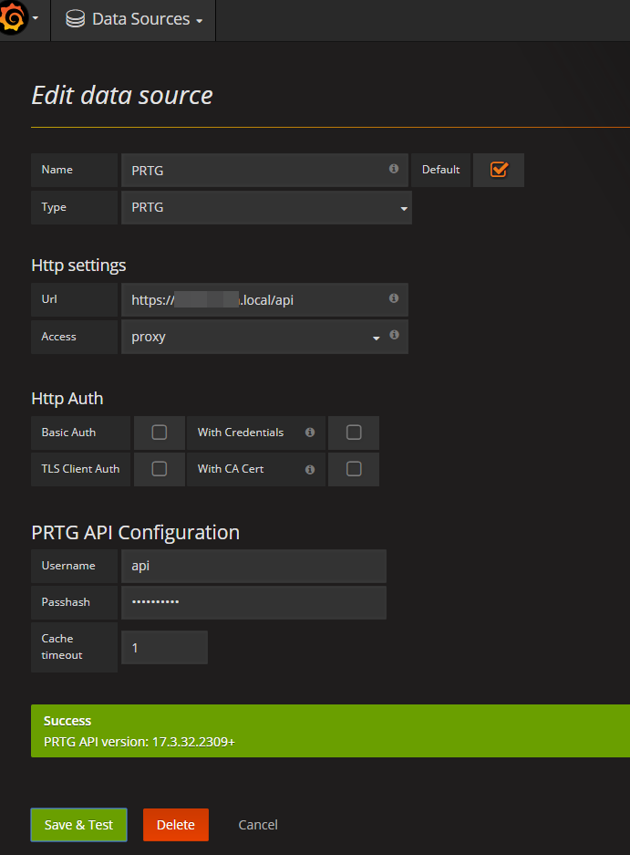 Datasource Error Undefined Undefined · Issue 54 · Neuralfraudgrafana Prtg · Github 