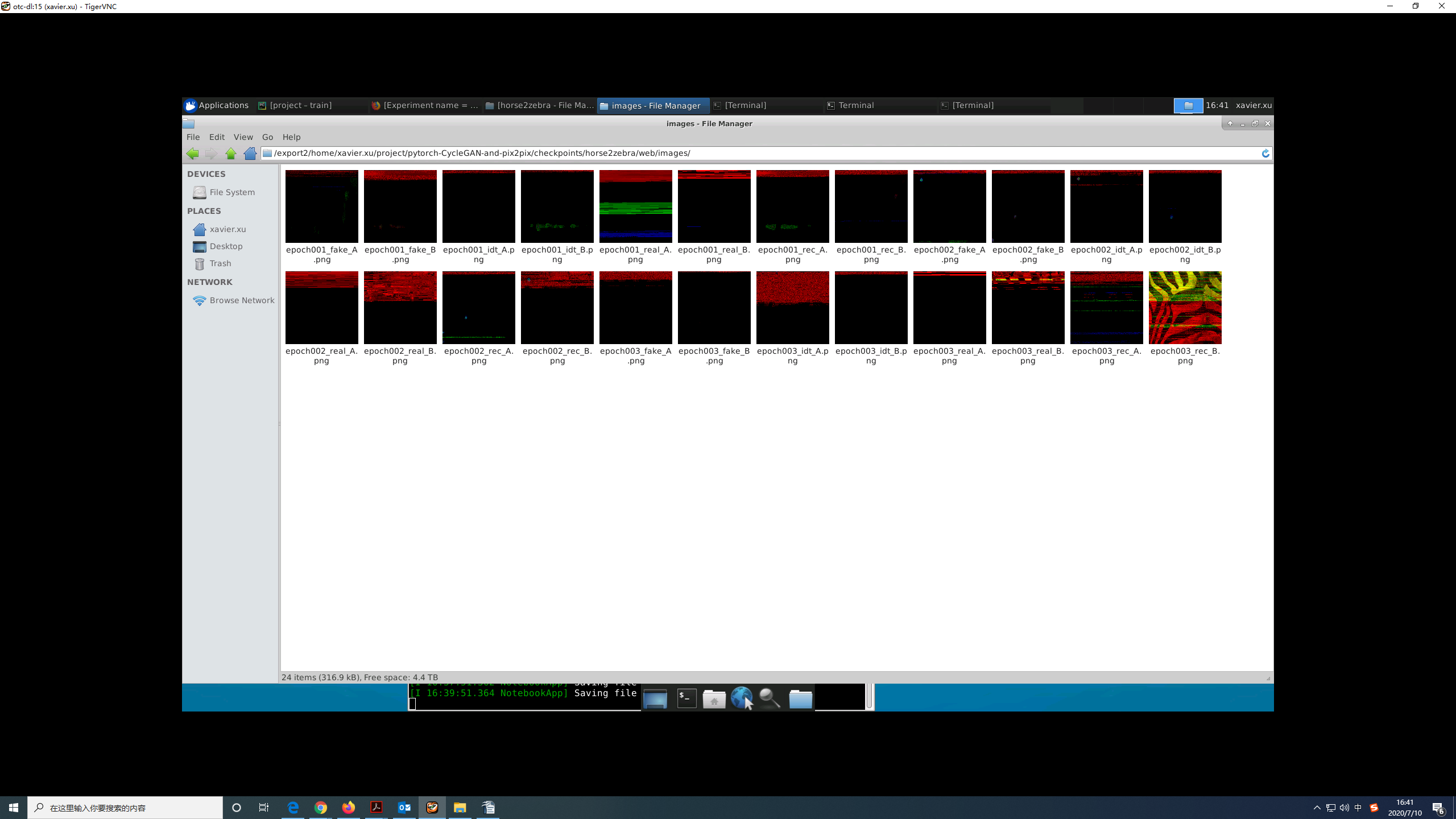 When training Cyclegan, weird pictures are produced,please,helpme Thanks · Issue #1088 · junyanz ...