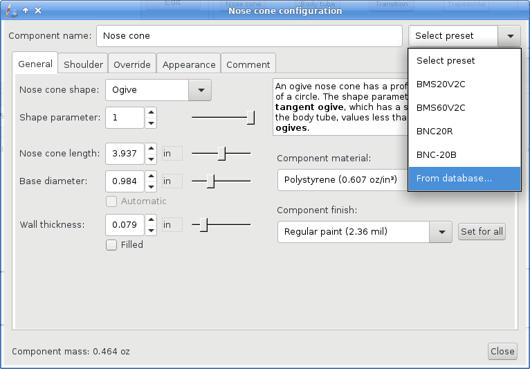 "favorite" preset components dropdown doesn't update until edit window ...