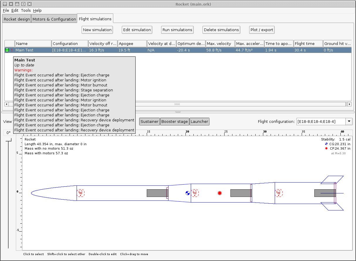 2nd stage not showing in simulation · Issue #361 · openrocket/openrocket · GitHub
