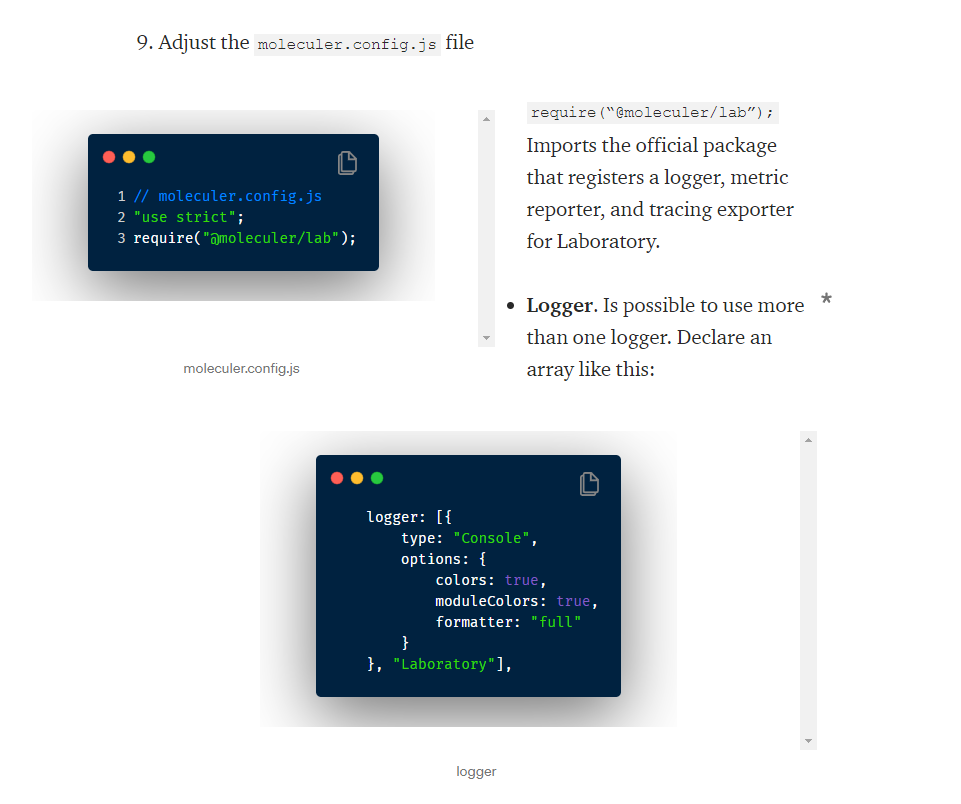 [Request] Moleculer Laboratory · Issue #1 · moleculerjs/educational-content · GitHub