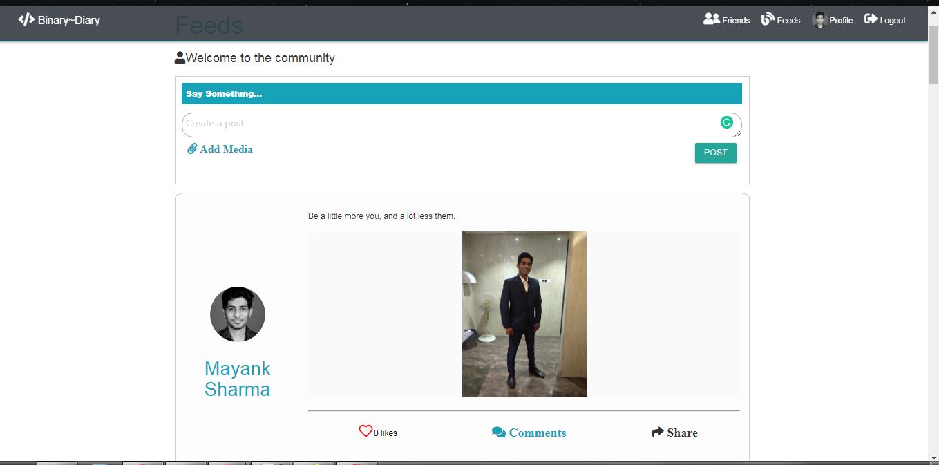 GitHub - mayank-m-sharma/social-media-app-MERN: Social Media ...