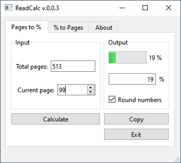 GitHub - Alsweider/ReadCalc: Reading Progress Calculator