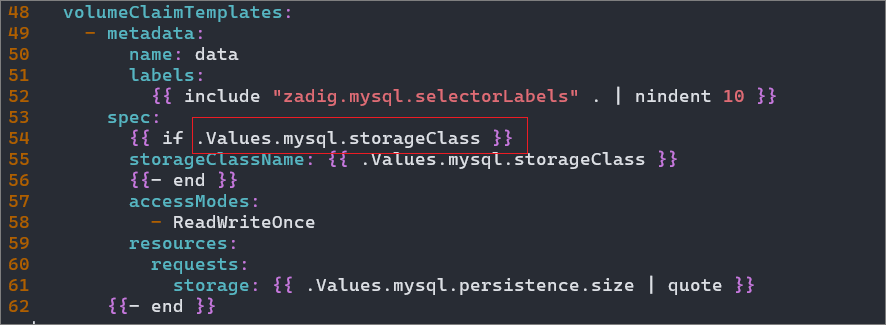 with Storage Class setted, MySQL & MongoDB can't access PVC · Issue #2516 · koderover/zadig · GitHub