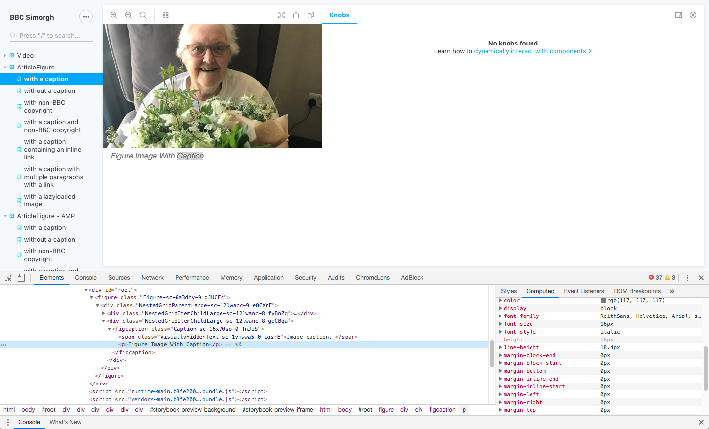 Image and video captions are not displaying in Reith · Issue #2207 · bbc/simorgh · GitHub