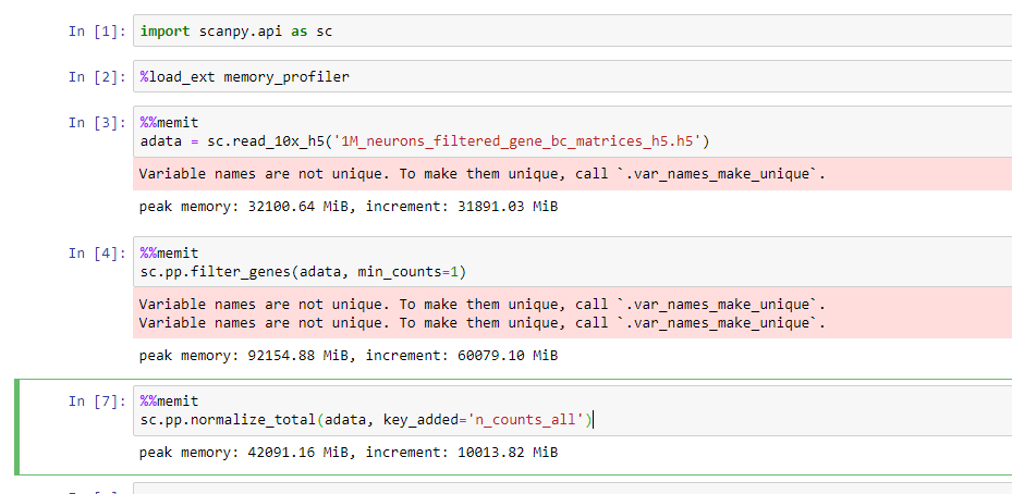 memory requirements · Issue #511 · scverse/scanpy · GitHub