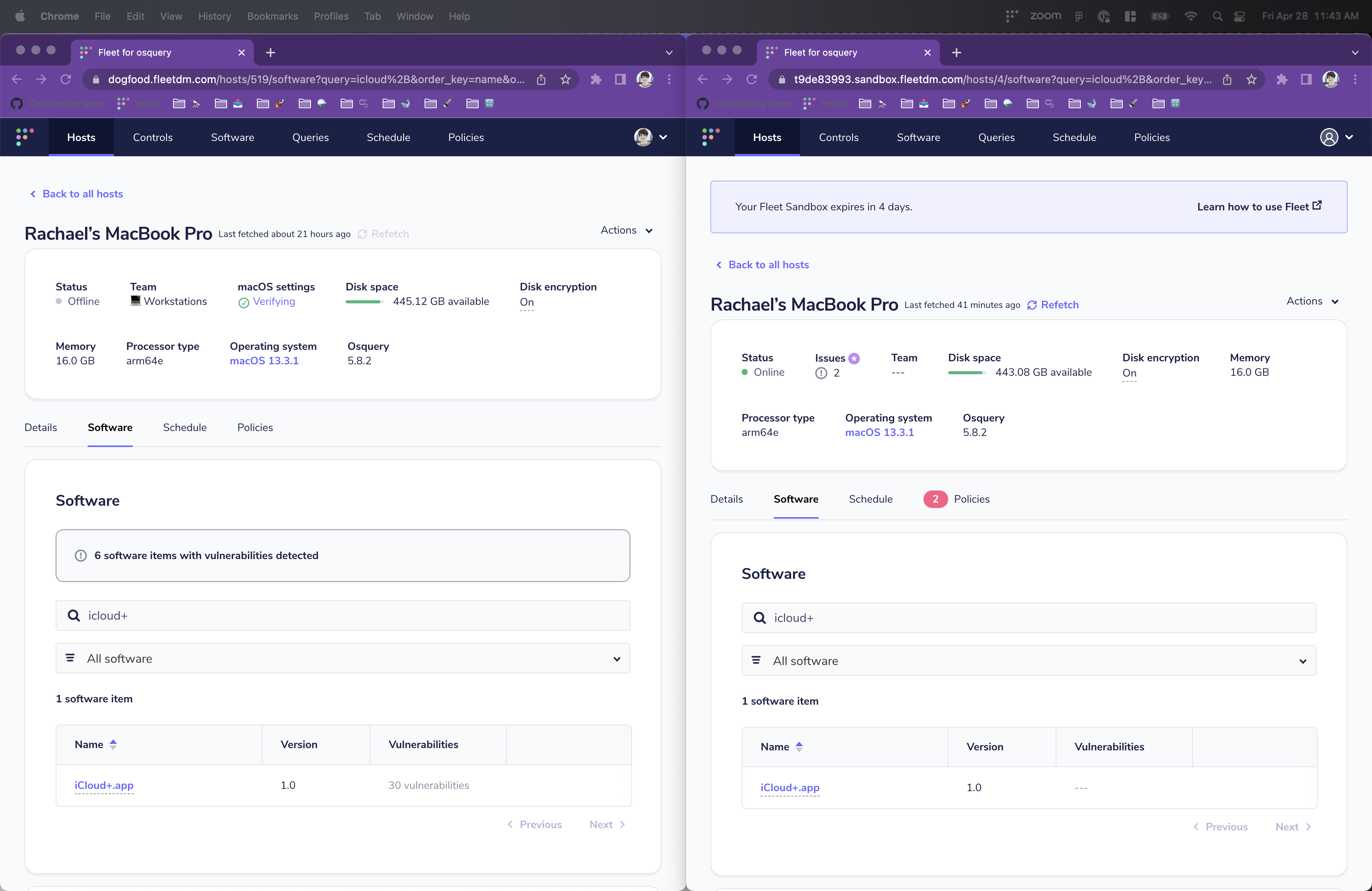 Premium sandbox missing software vulnerability data · Issue #11421 · fleetdm/fleet · GitHub