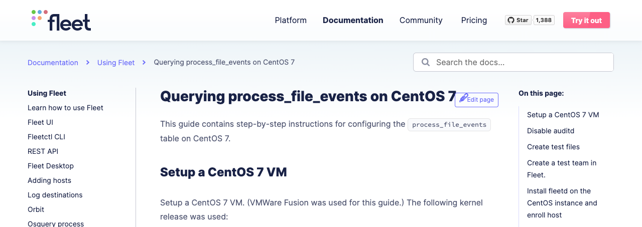 Website: "Edit page" button sometimes overlaps with title on docs pages · Issue #12354 · fleetdm ...