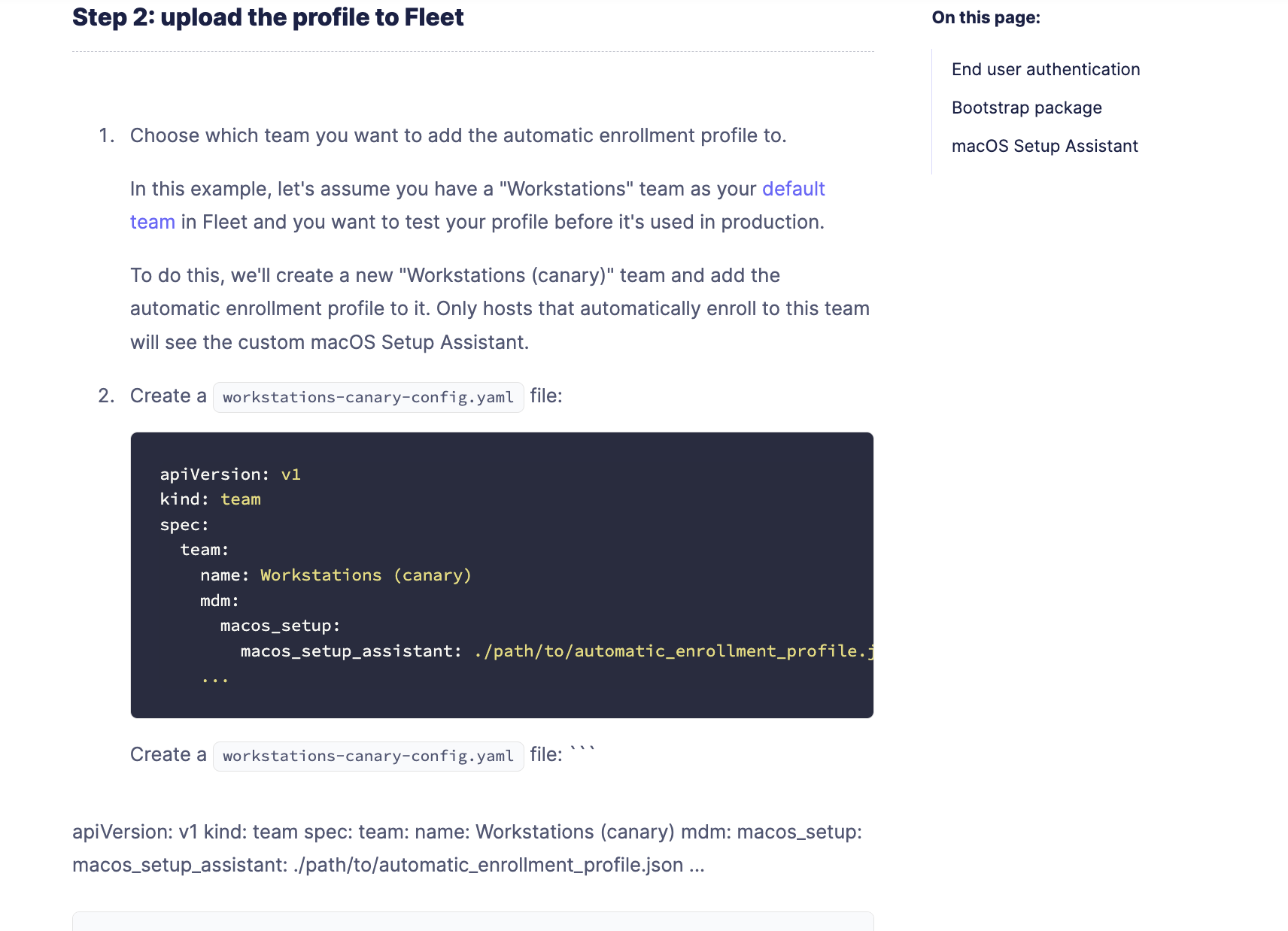 Request: On fleetdm.com/docs, indent content in numbered lists · Issue #12836 · fleetdm/fleet ...