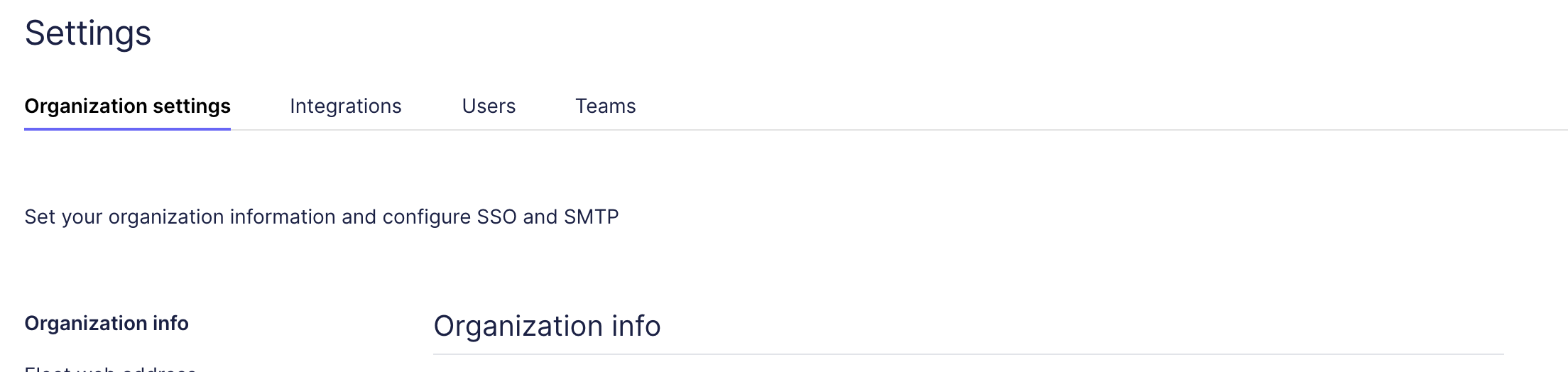 Inconsistent "active" tab styles in settings > organization settings · Issue #13116 · fleetdm ...