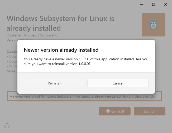 Cannot Downgrade Wsl 1030 To 1000 · Issue 9274 · Microsoftwsl · Github