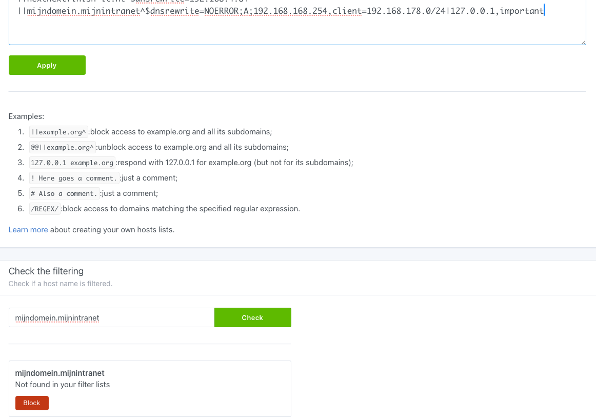 Client modifier breaking custom filter rules · Issue #6374 · AdguardTeam/AdGuardHome · GitHub