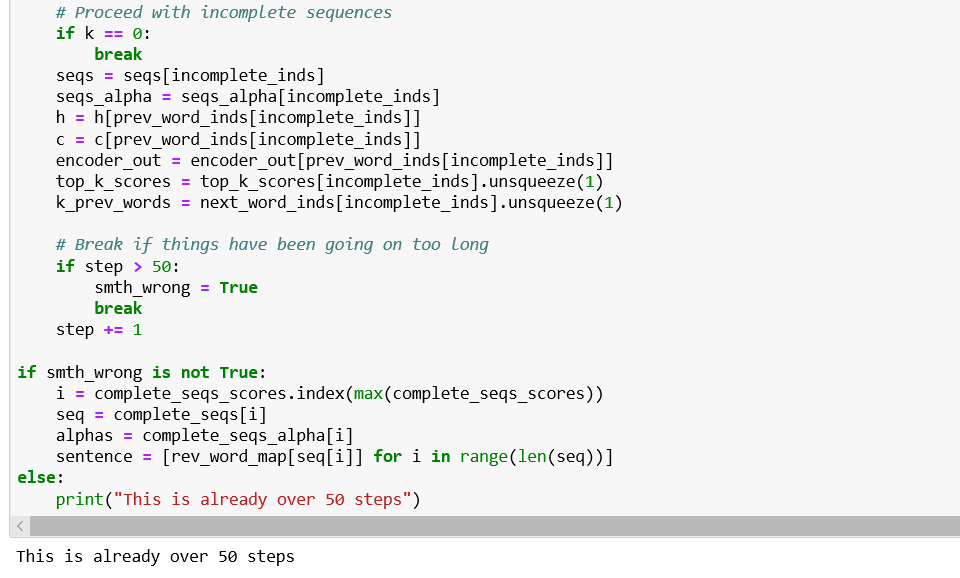 Error In Computing The Beam Search For All Images · Issue 18 · Sgrvinod A Pytorch Tutorial To