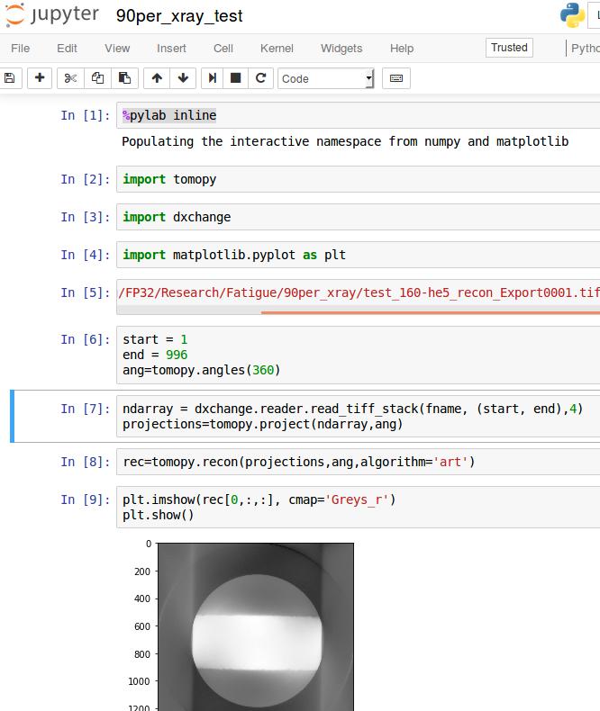 Reconstruction with tiff_stack · Issue #274 · tomopy/tomopy · GitHub