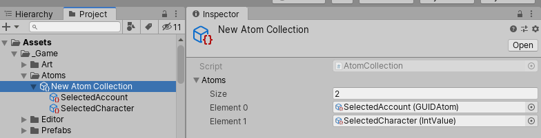 [FEATURE][PROPOSAL] AtomCollections · Issue #71 · unity-atoms/unity-atoms · GitHub